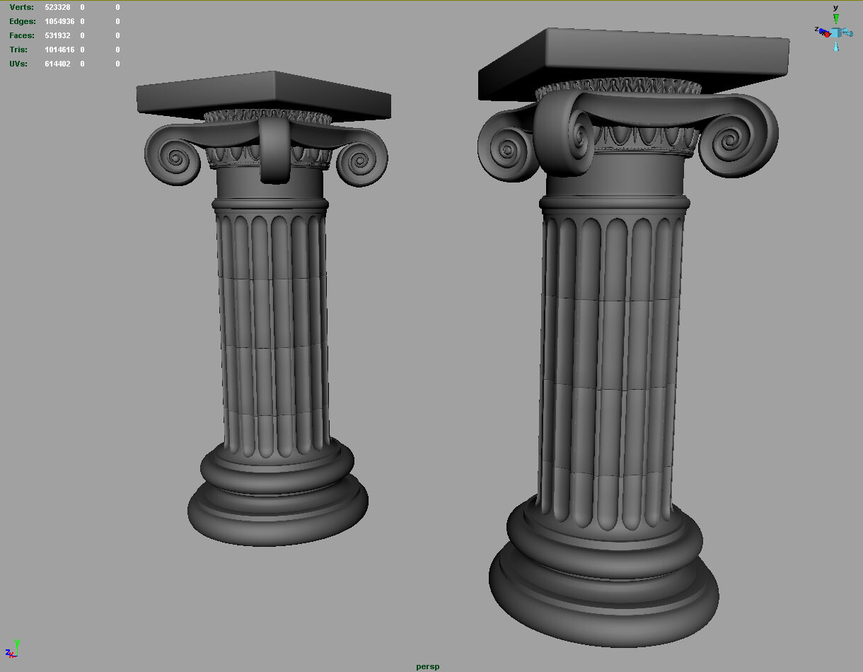 ArtStation - Column Process