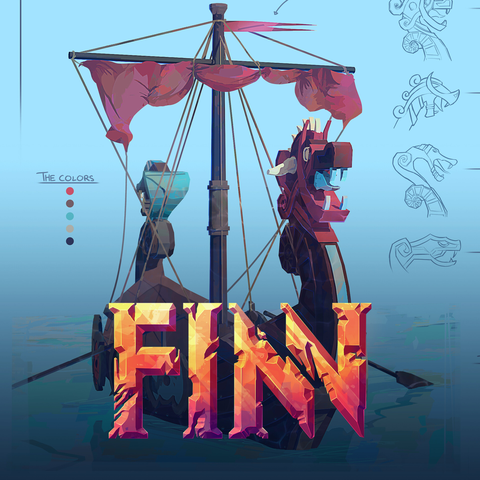 ArtStation - FINN : Knarr Concept, Shields Concepts, Weapons Concepts