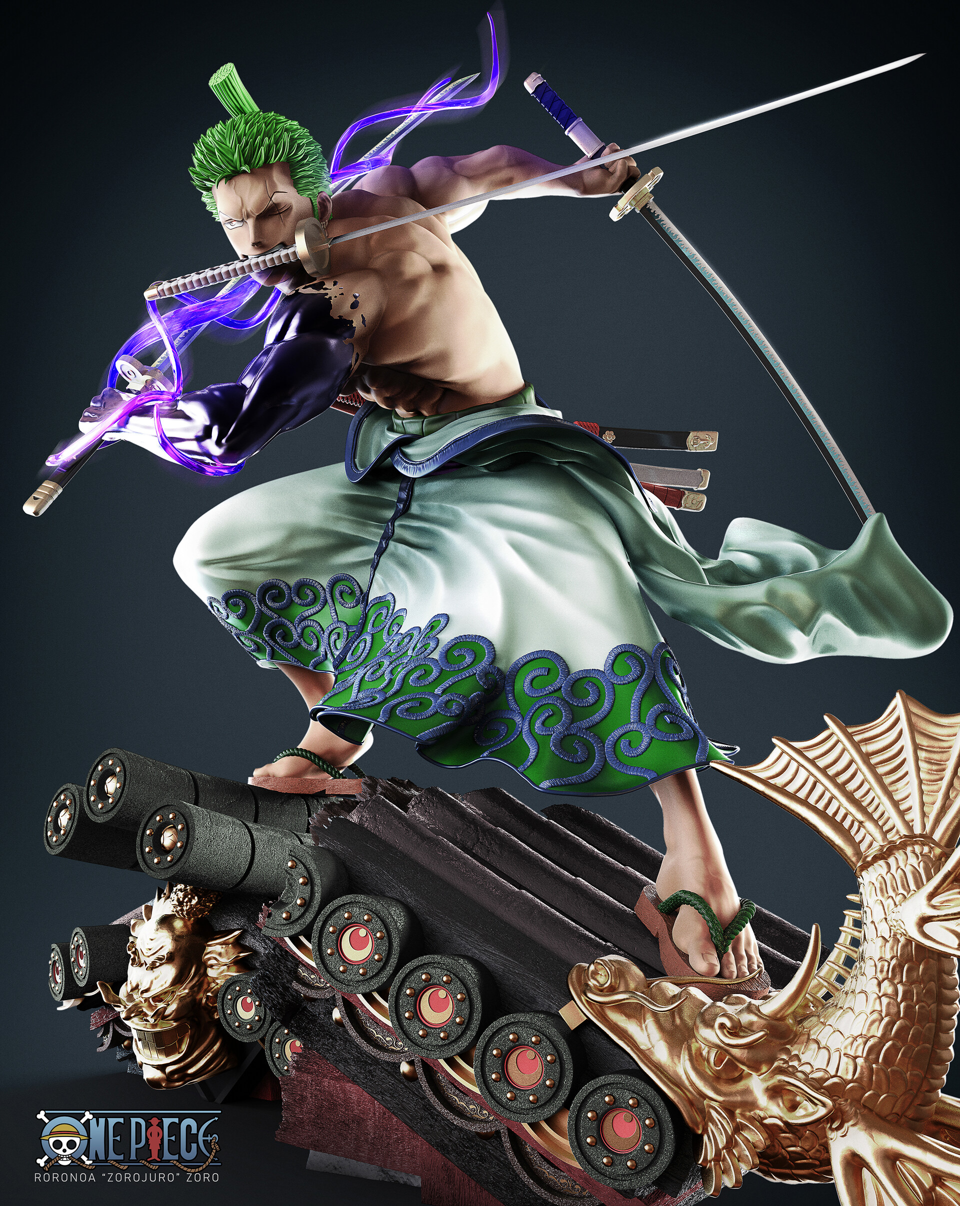 ArtStation - Roronoa "Zorojuro" Zoro Fan Art