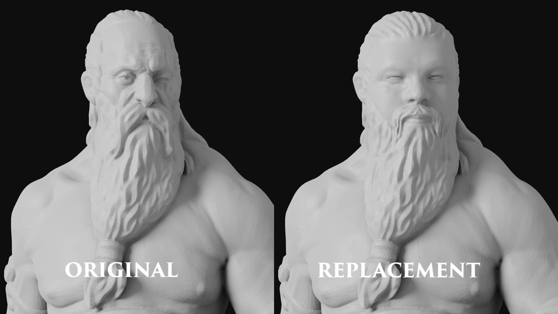 ArtStation - Face Replacement, 3D Printing.
