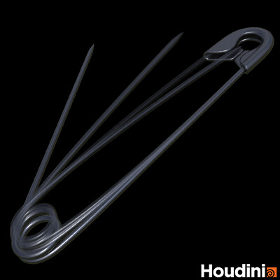 ArtStation - Integral modeling & animation of a safety pin