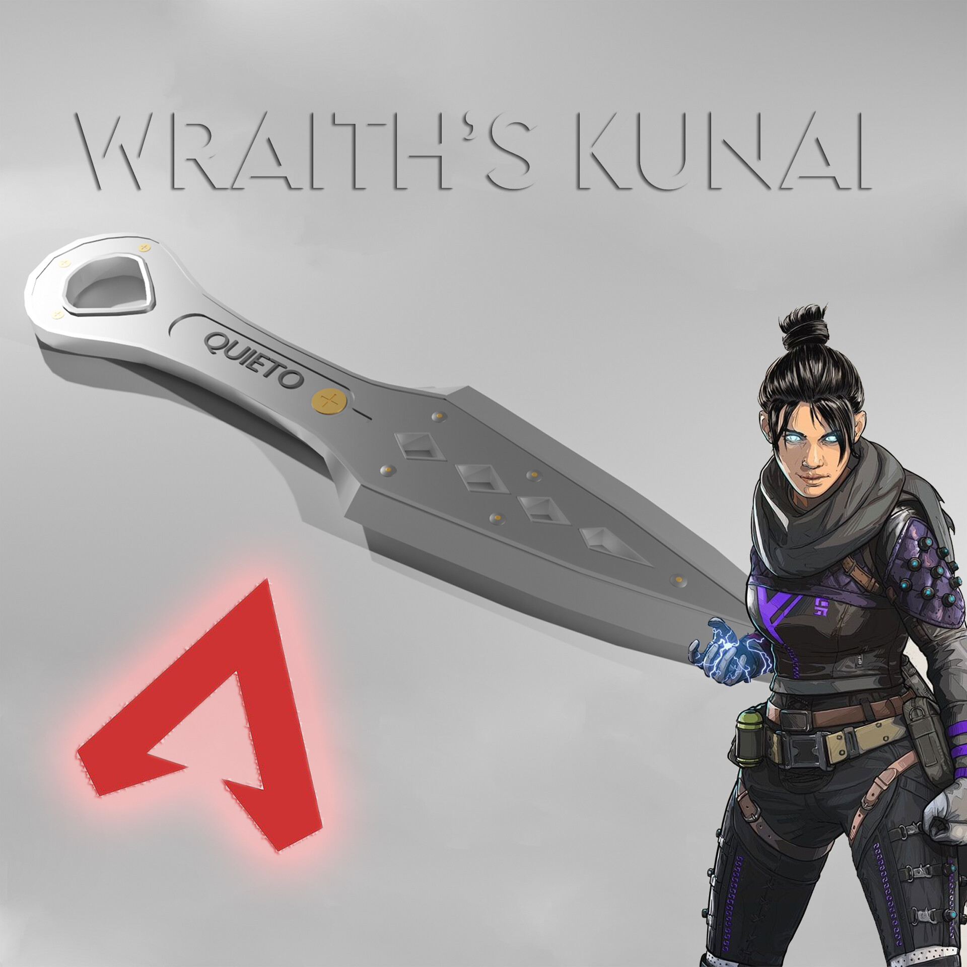 ArtStation - Wraith's Kunai from Apex Legends