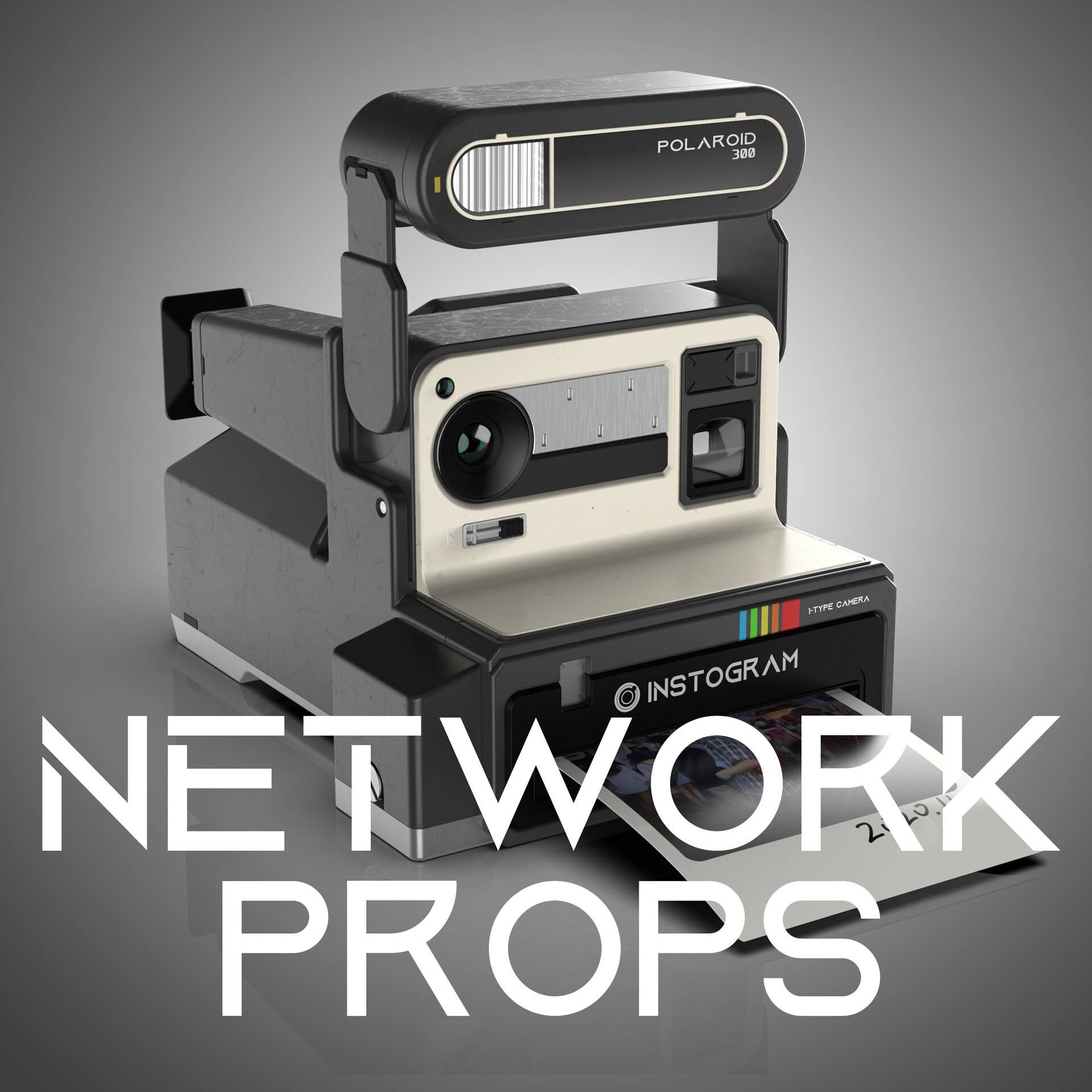 ArtStation - Network props 03_Instogram