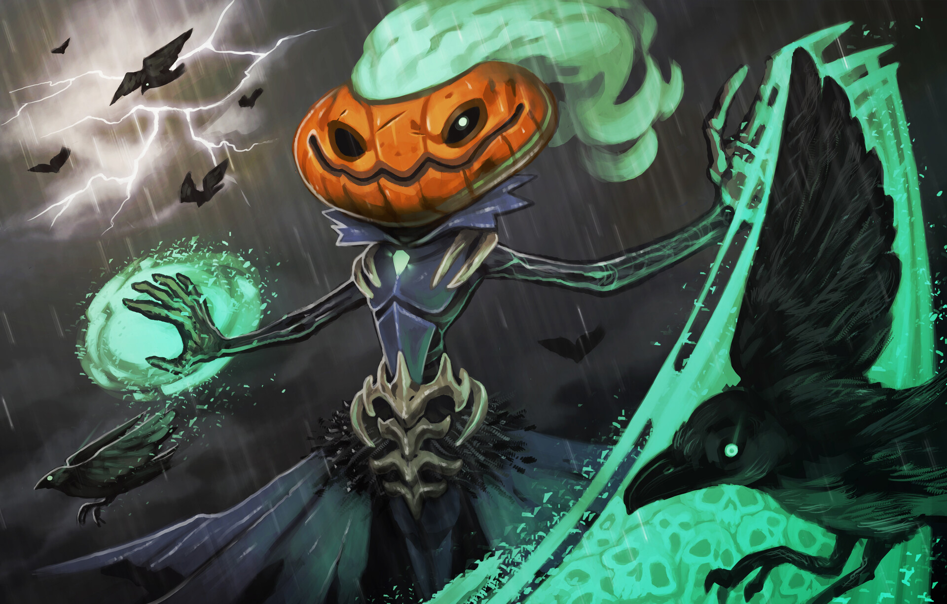 ArtStation - Pumpkin Sorcerer