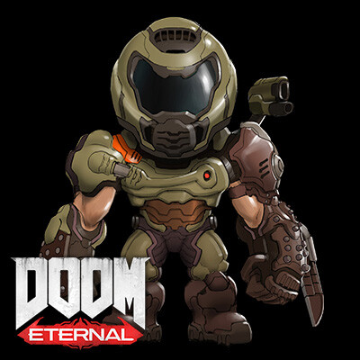 ArtStation - DOOM Eternal - Collectable Toys