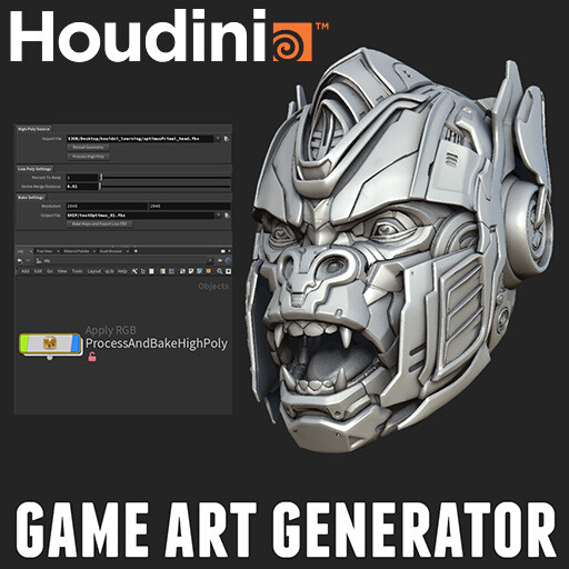 ArtStation - Houdini - Game Art Generator