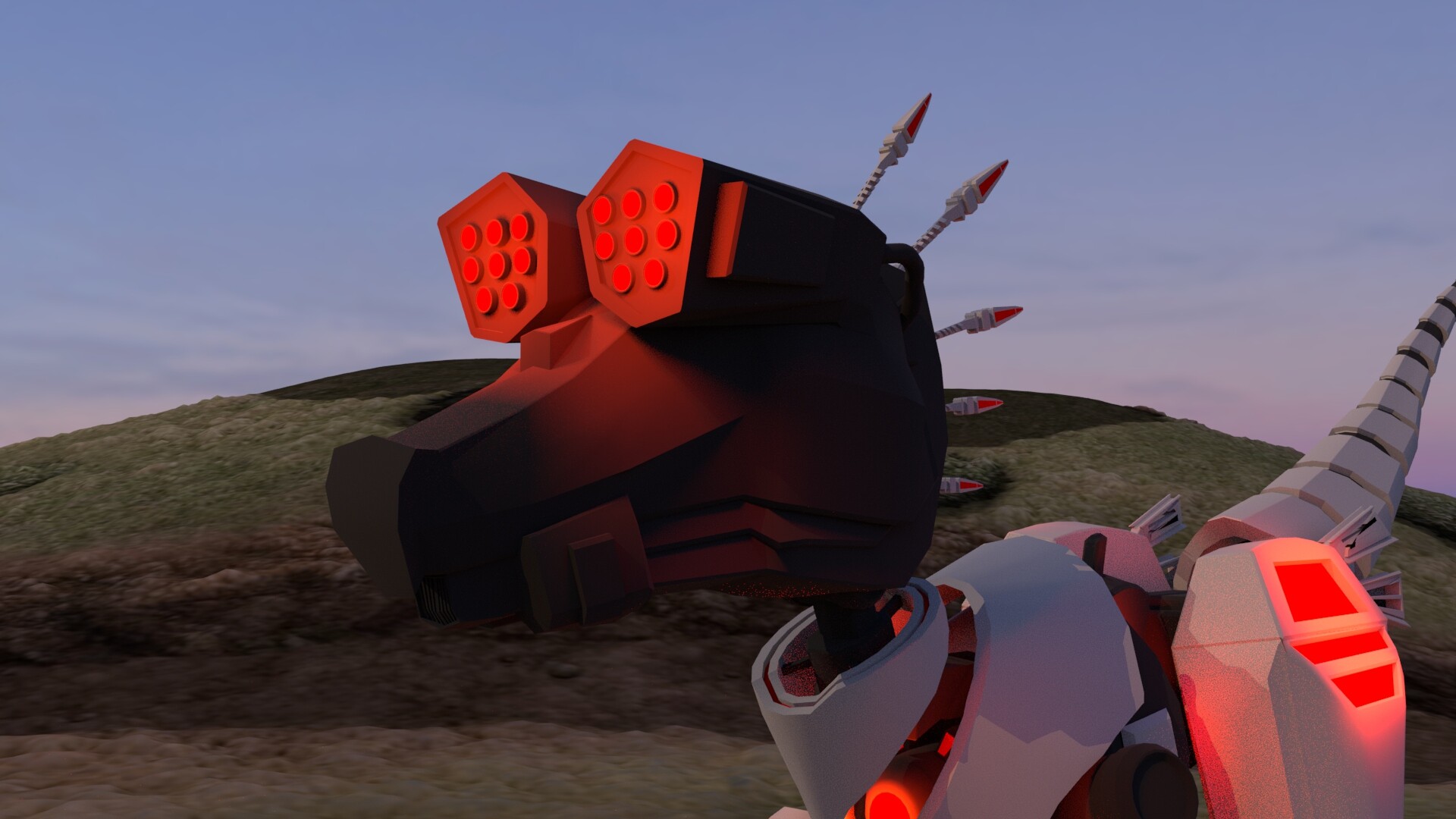 ArtStation - Raptor Mecha (Projet 1ére Année)