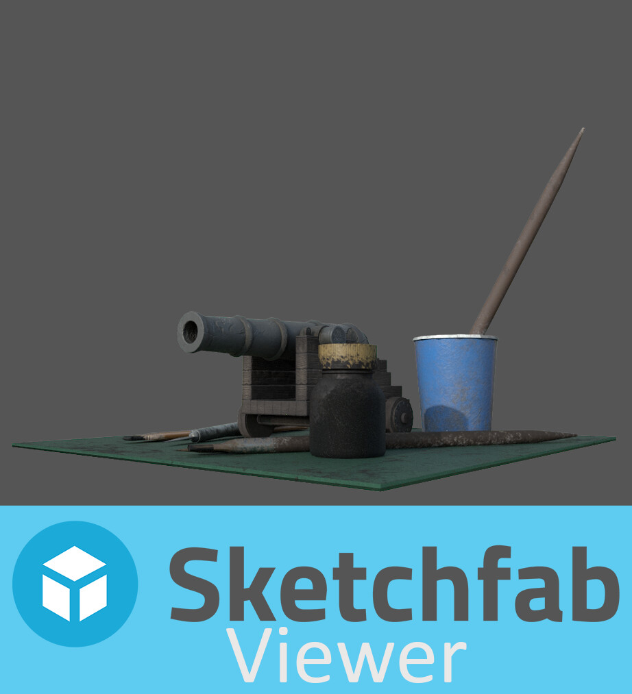 ArtStation - [WIP] Cannon