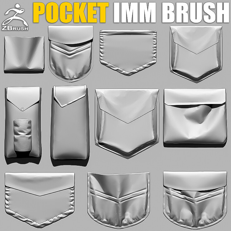 ArtStation - New Product - Pocket IMM Brush (ZBrush)