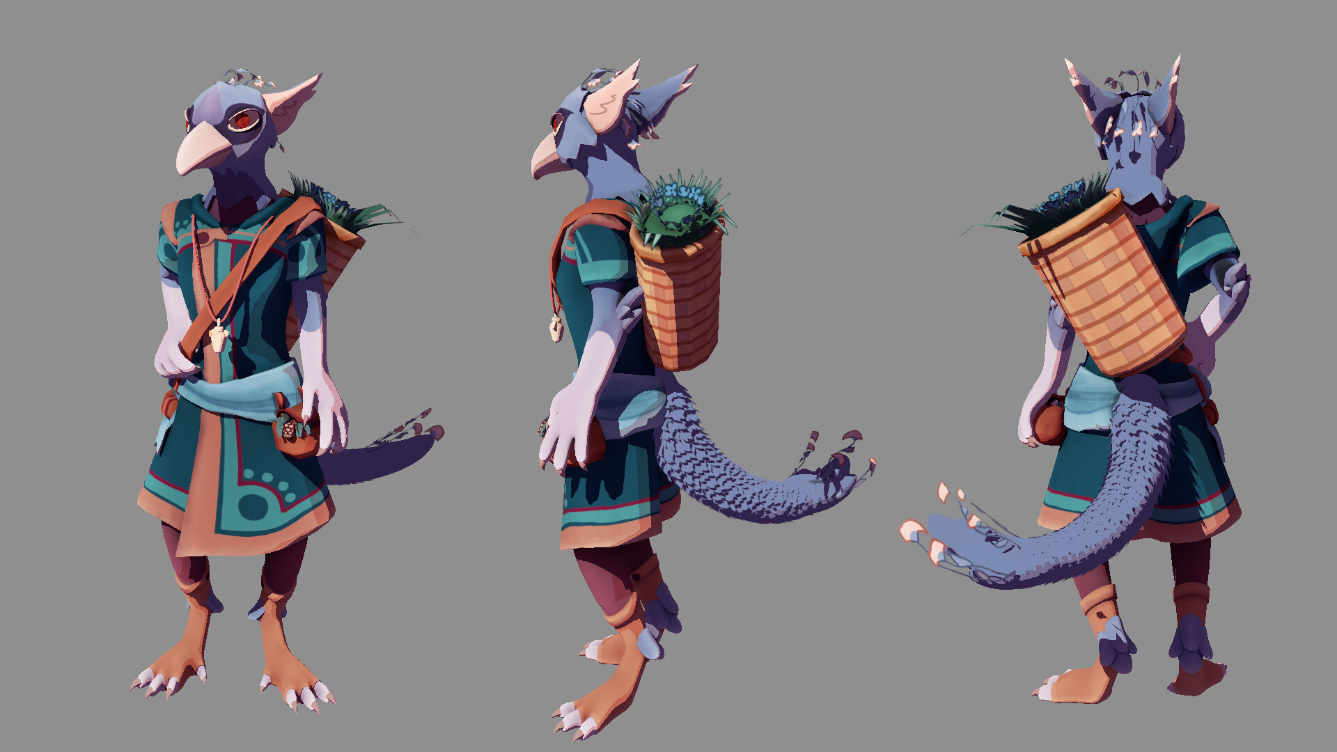 ArtStation - bird character