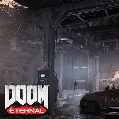 ArtStation - DOOM Eternal - Arc Facility Garage