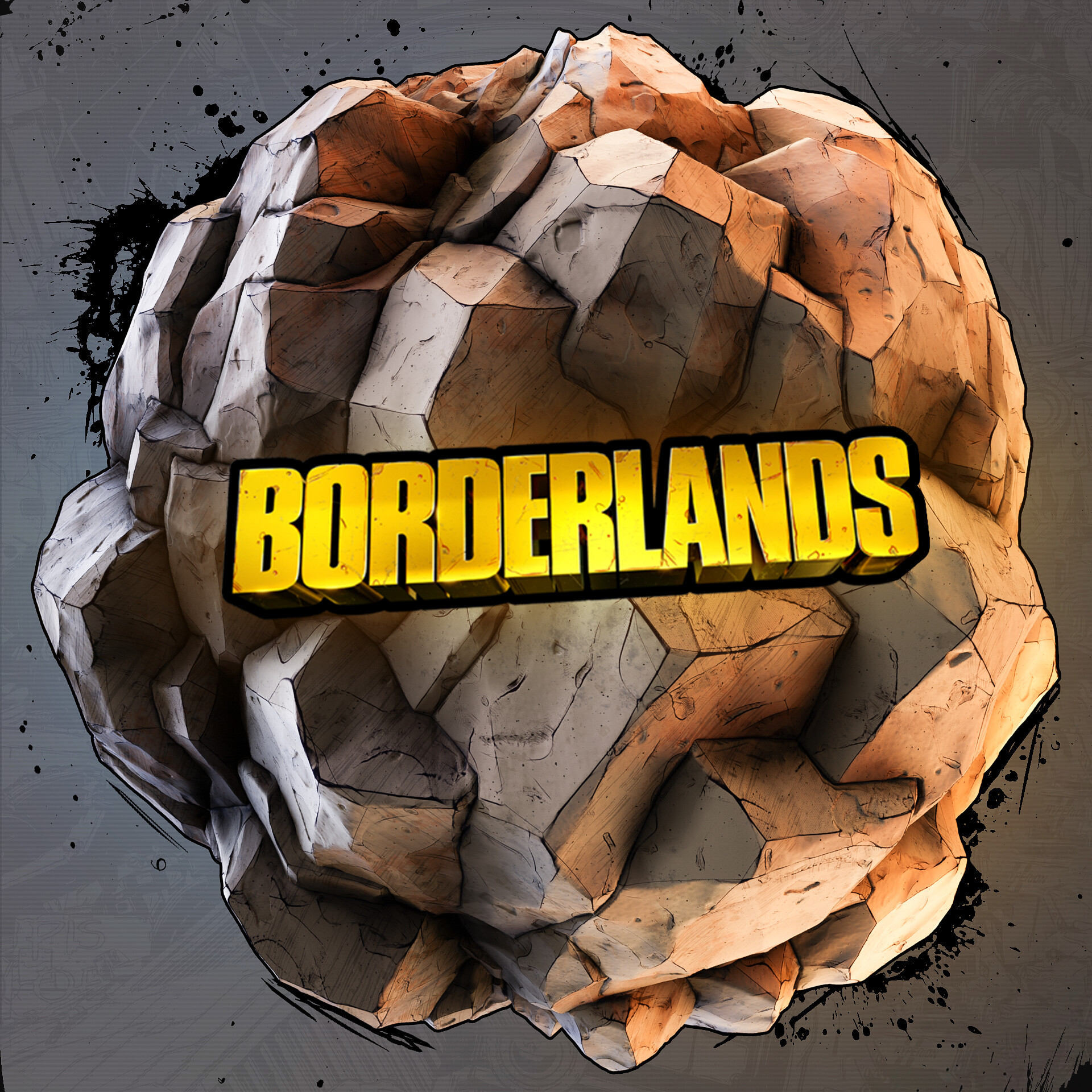 ArtStation - Borderlands rock material - Fan art