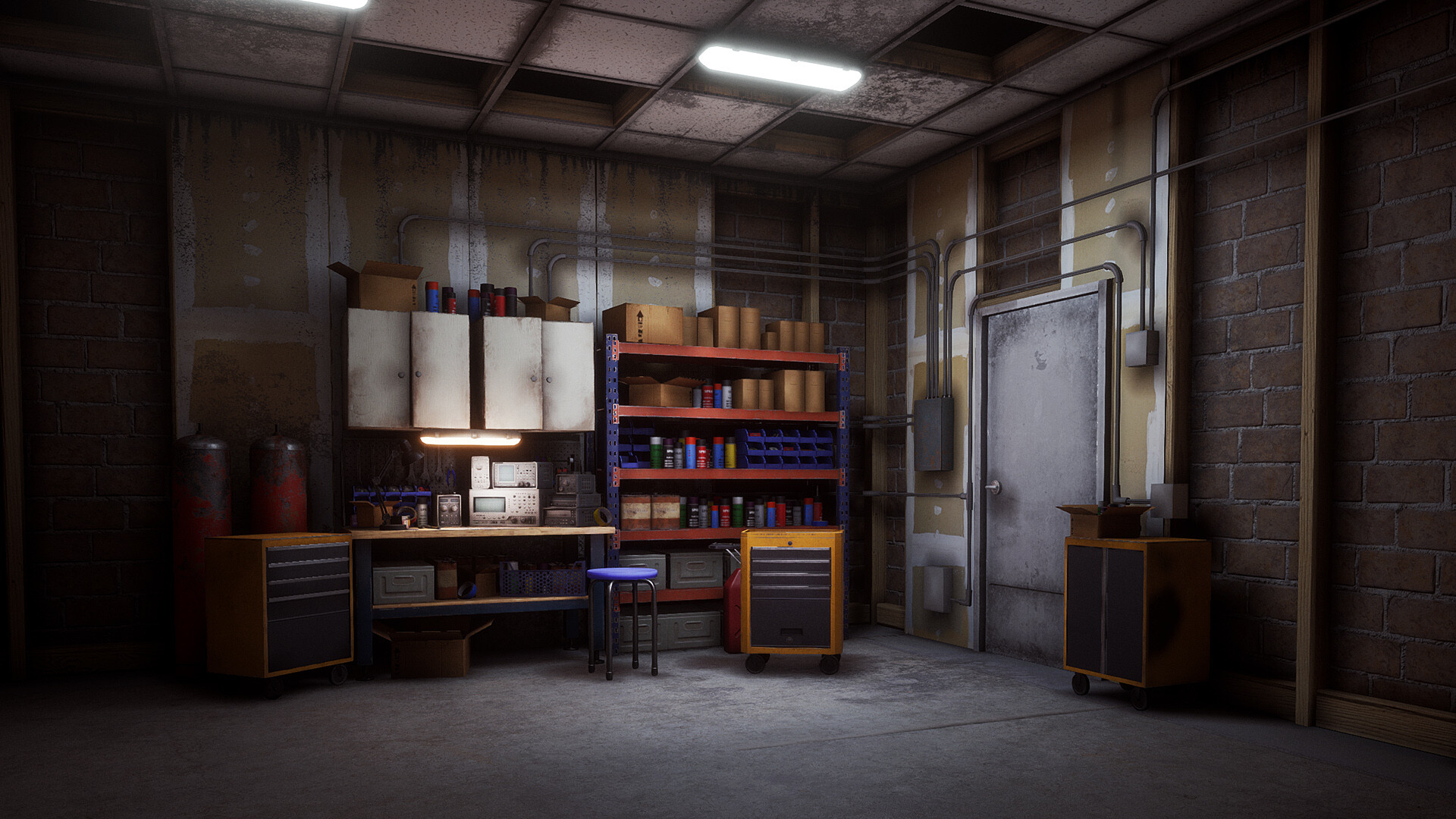 ArtStation - Garage Old Safehouse UE4