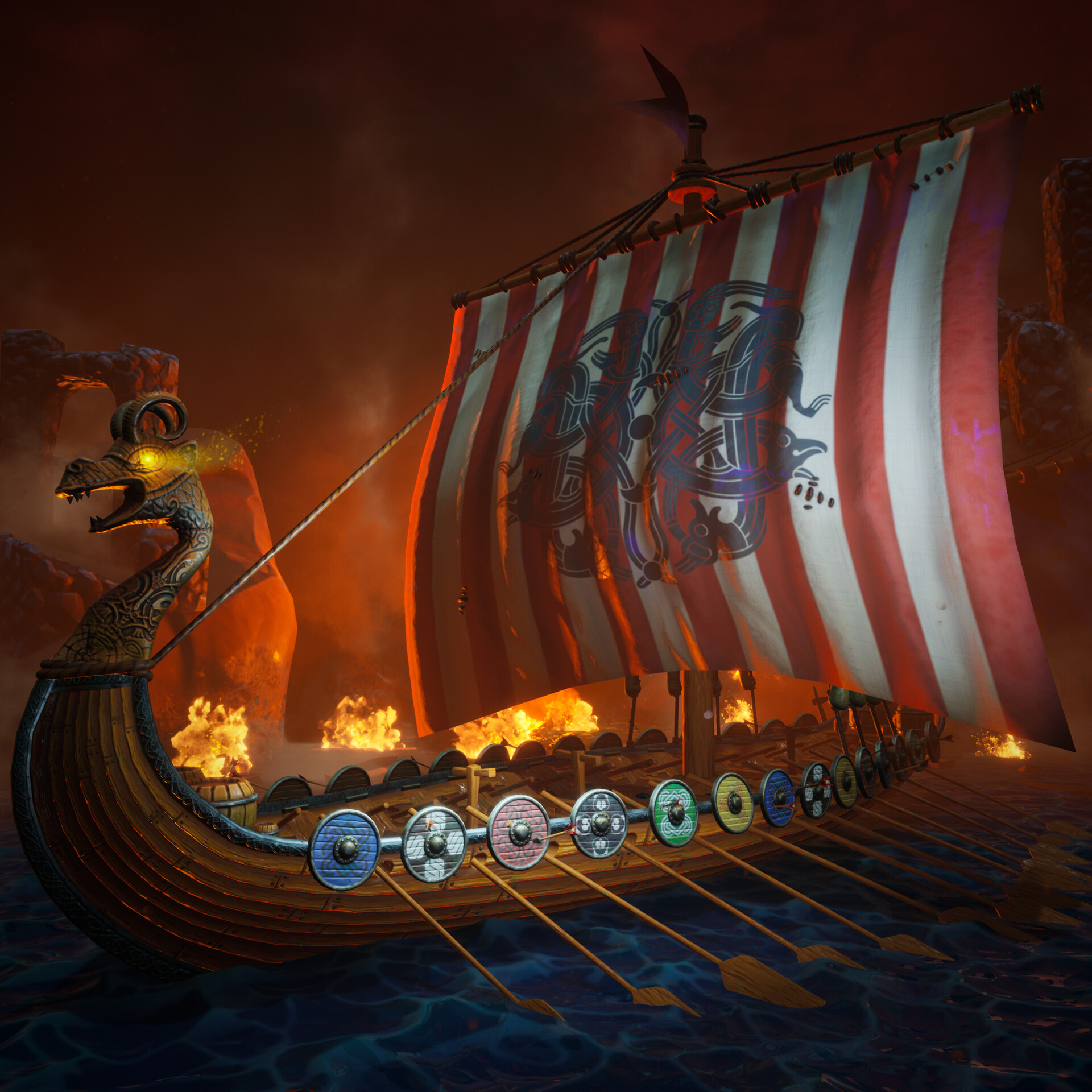 ArtStation - Viking Ship