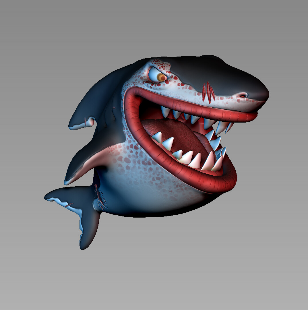 ArtStation - Cartoon Shark