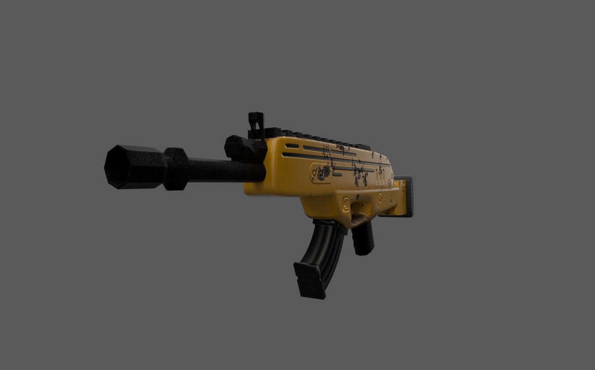 ArtStation - Scar-L Gun (Cartoon style)