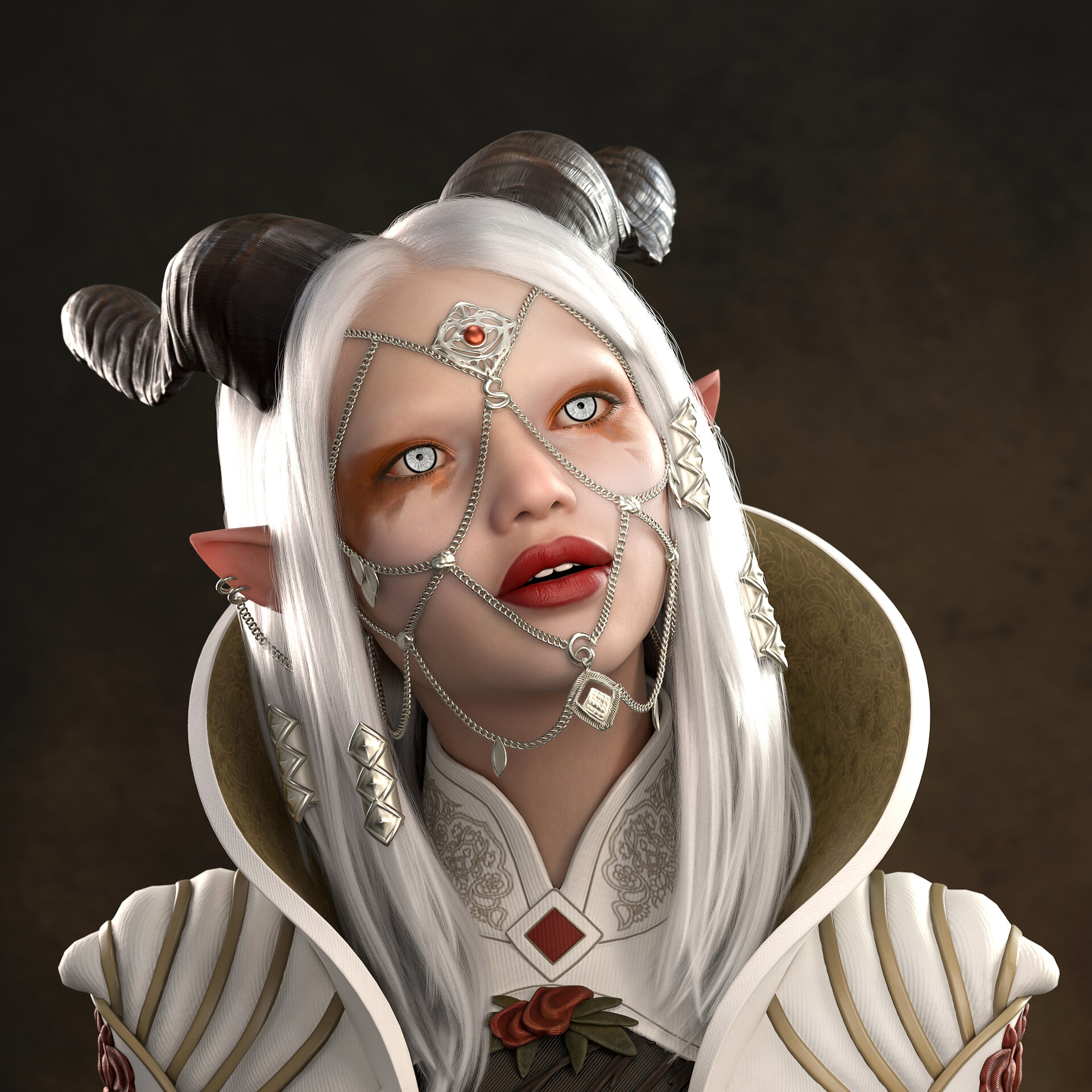 ArtStation - Tiefling Portrait