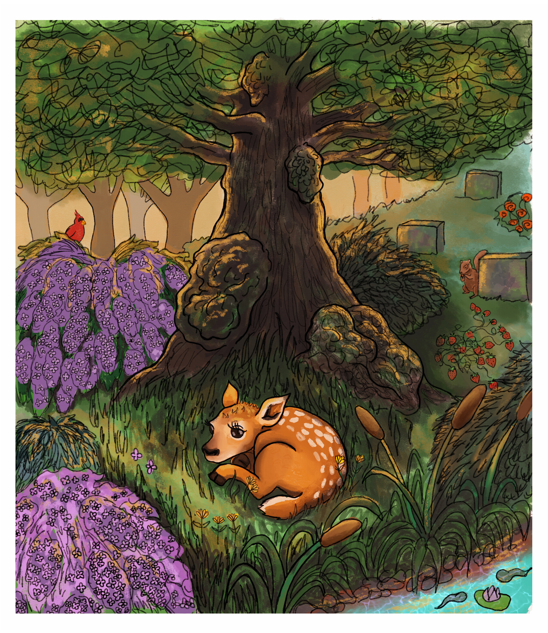 Chelsea - Cemetery in July