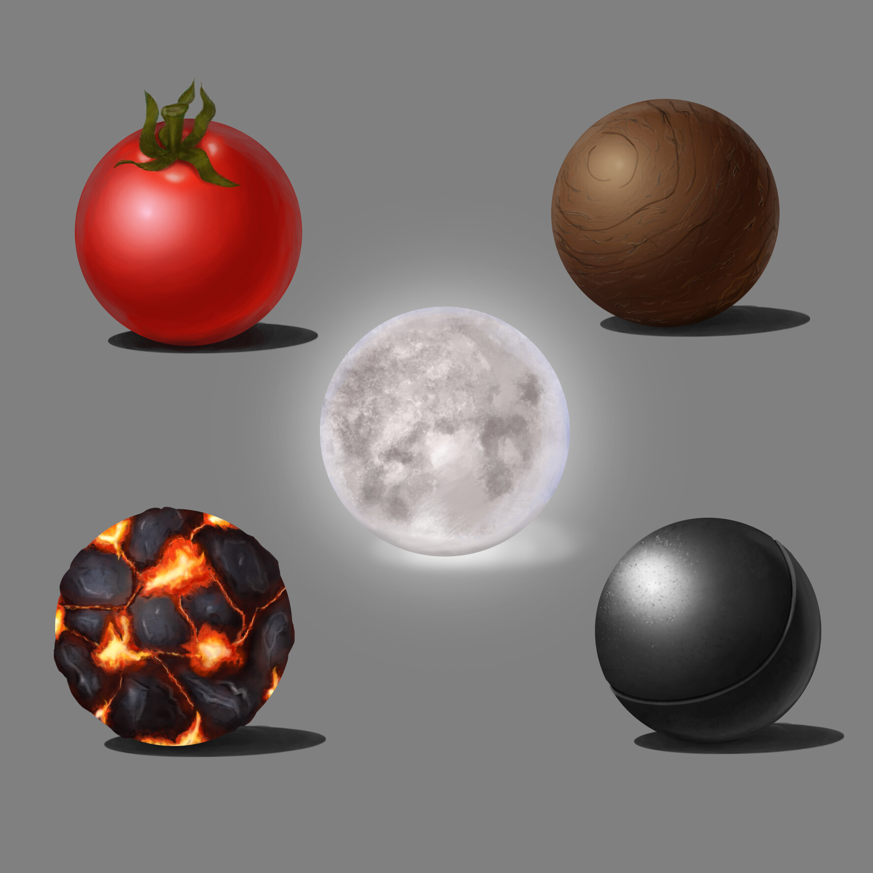 ArtStation - Materials Spheres Samples