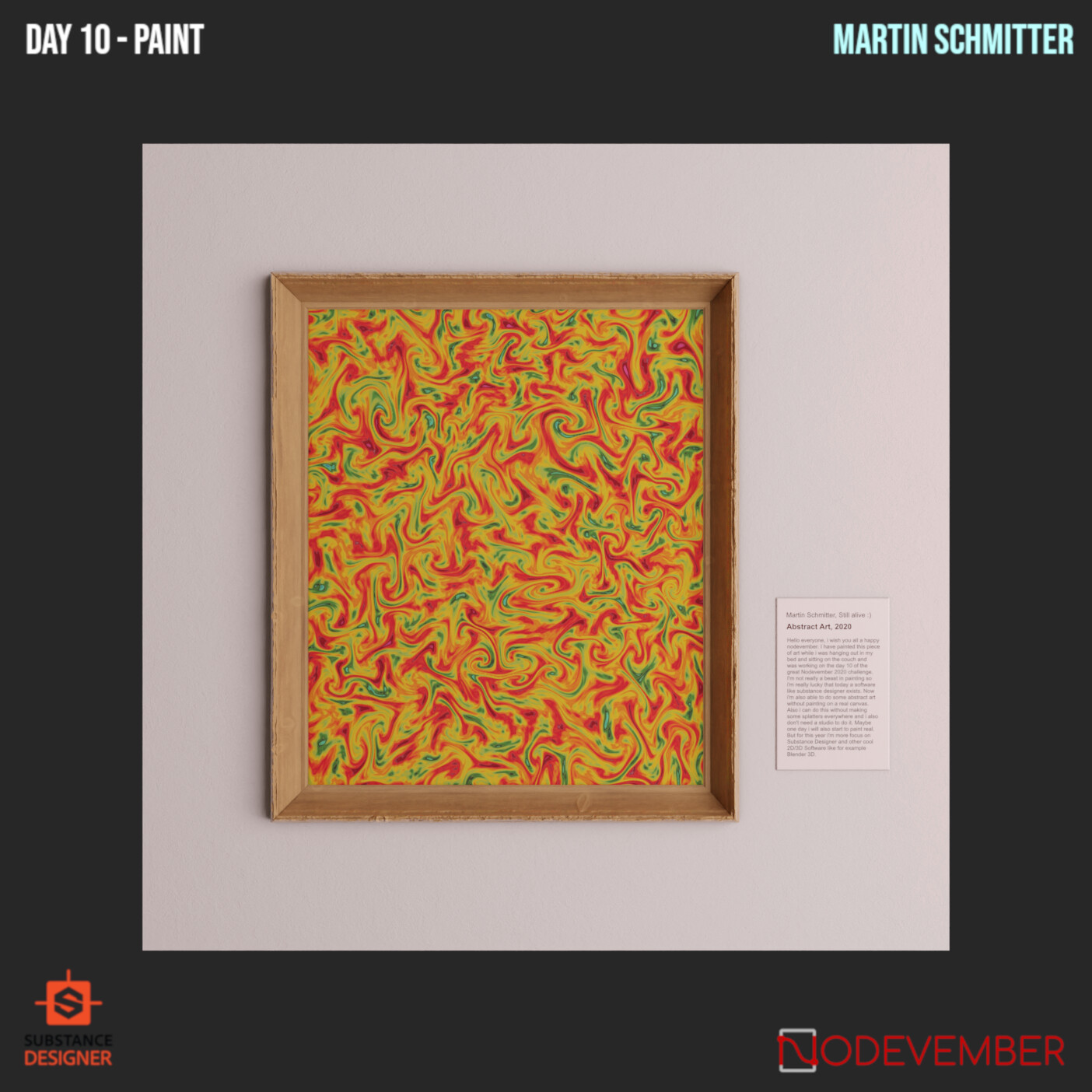 ArtStation - Nodevember 2020 - Day 10 - Painting (Abstract Art)