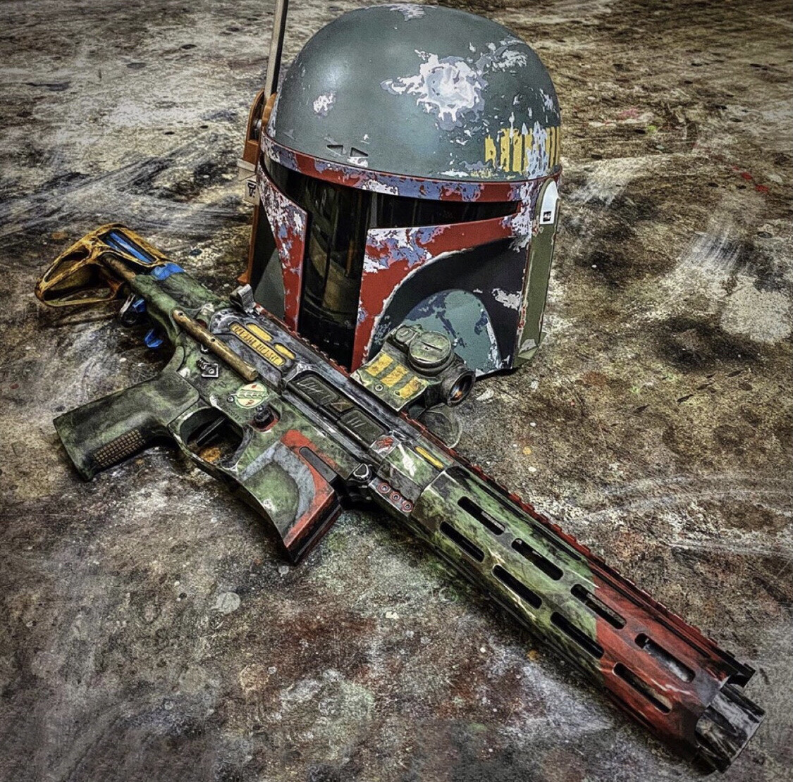 ArtStation - Boba Fett Themed BlackBird Rifle