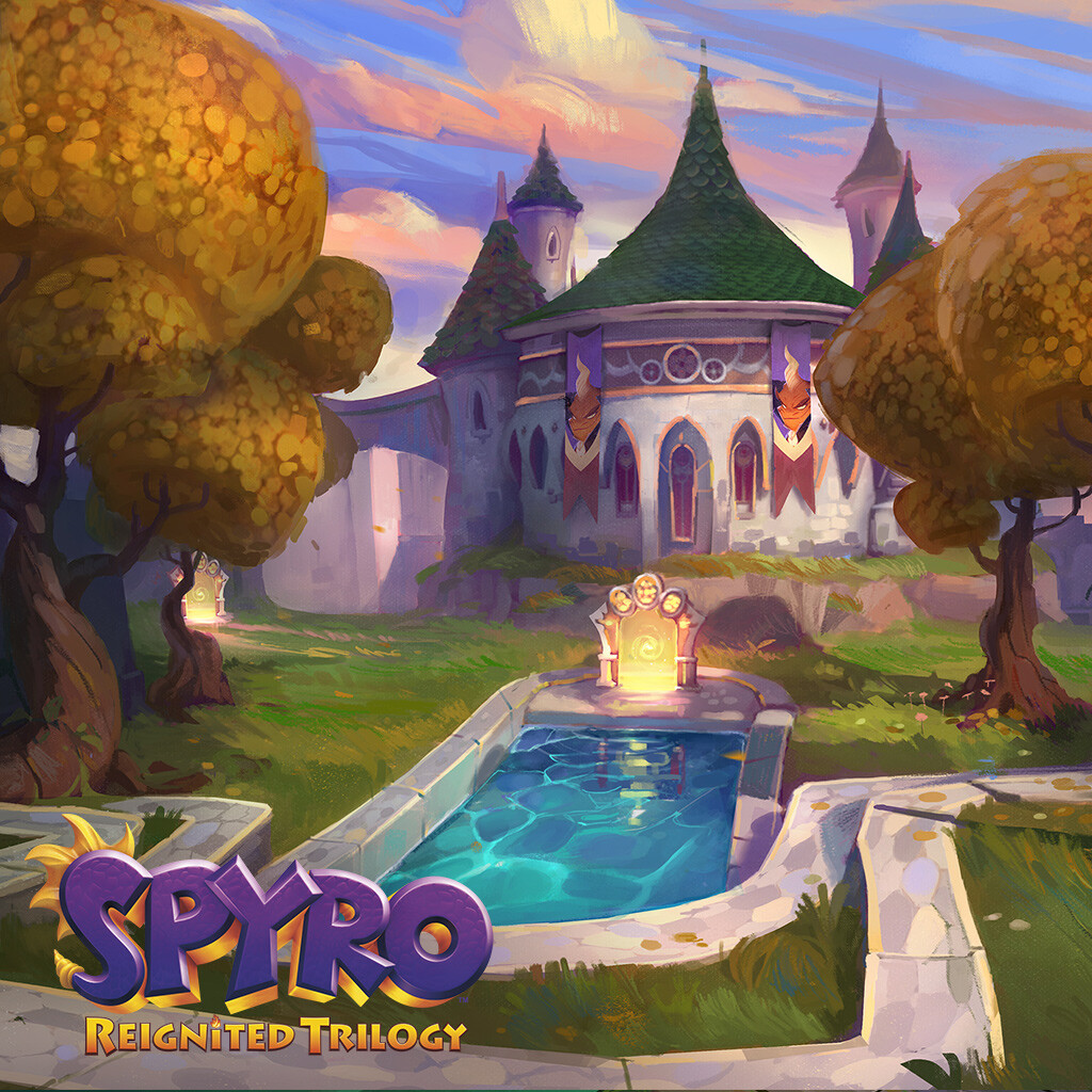 ArtStation - Spyro Reignited Trilogy - Aquaria towers Concept art