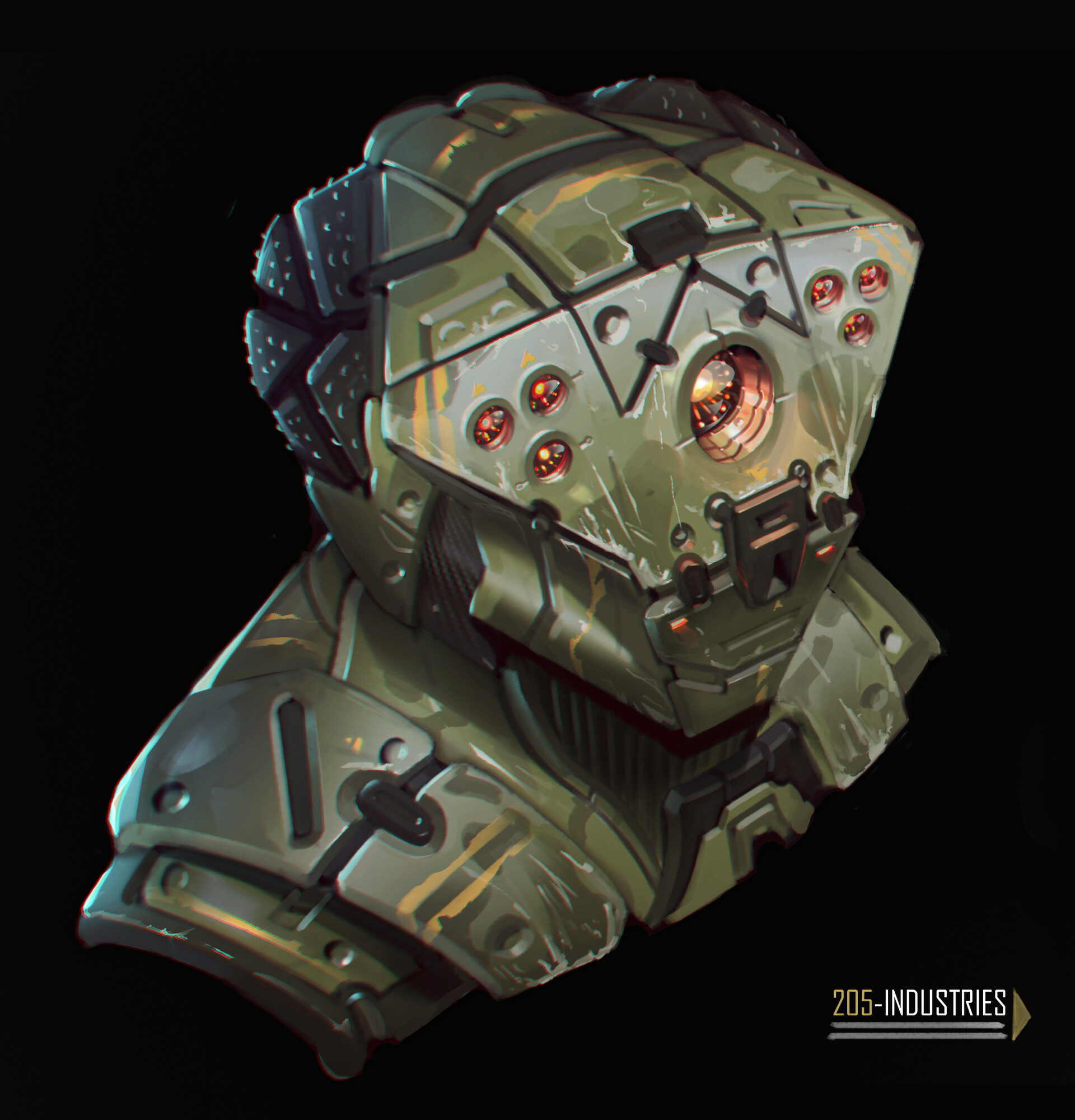 ArtStation - Cerberus Helmet Design