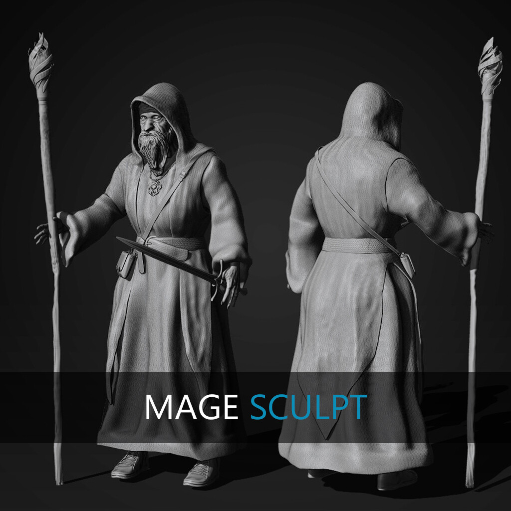 ArtStation - Mage Character