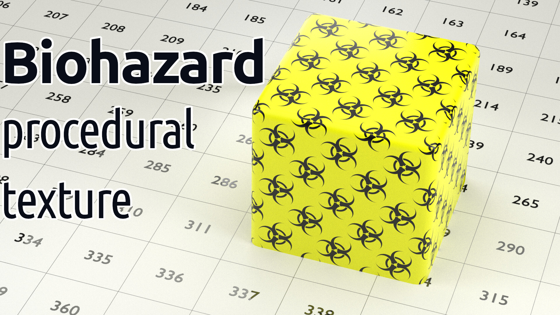 ArtStation - Biohazard procedural texture for Blender