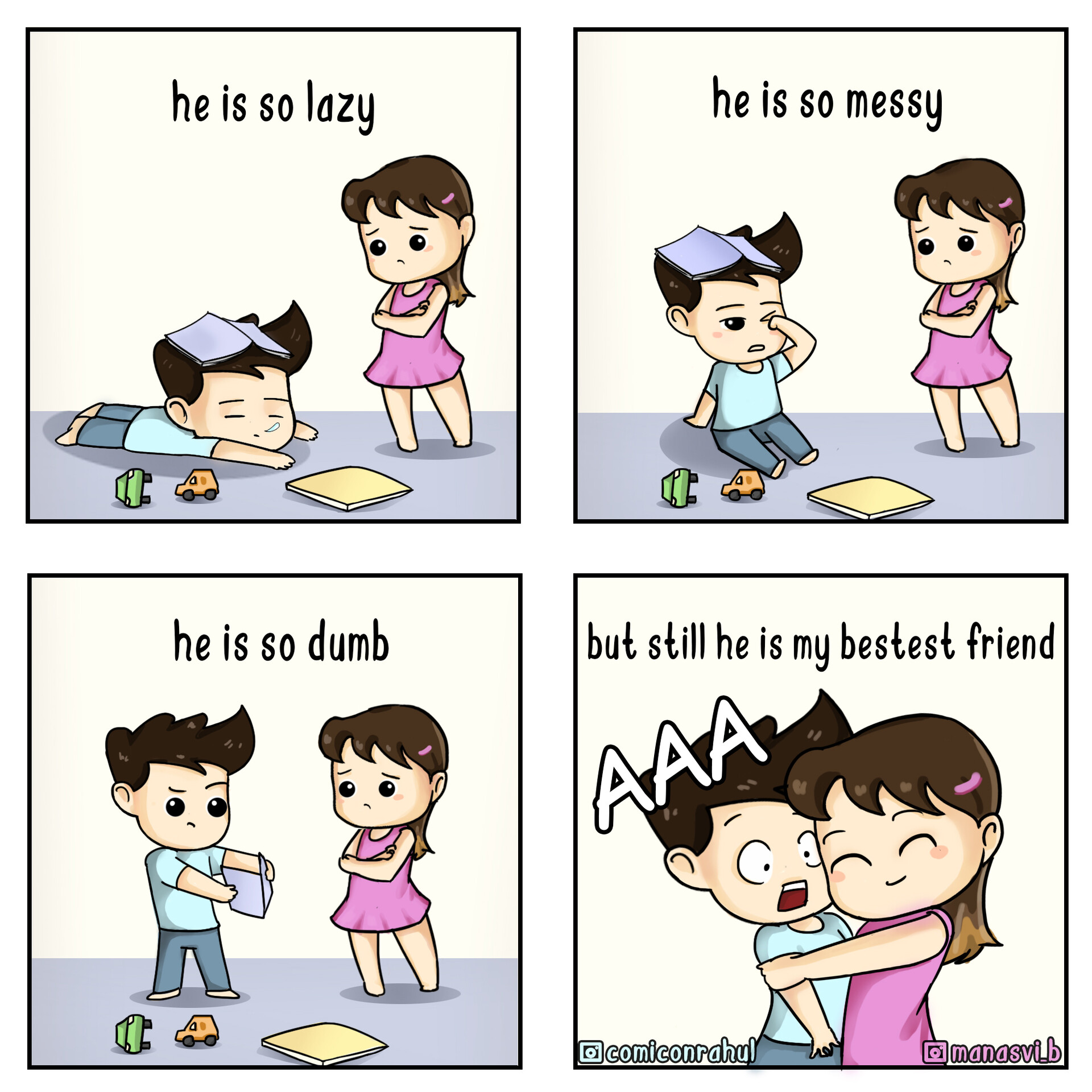 ArtStation - Comic on Best friends