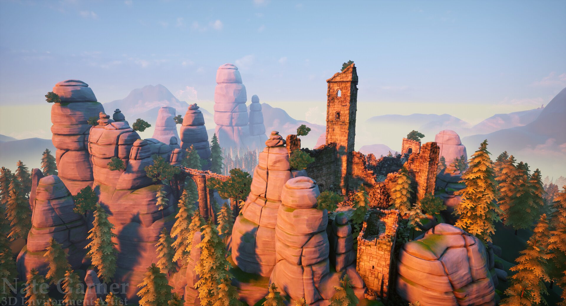 ArtStation - Castle Wyrtweard