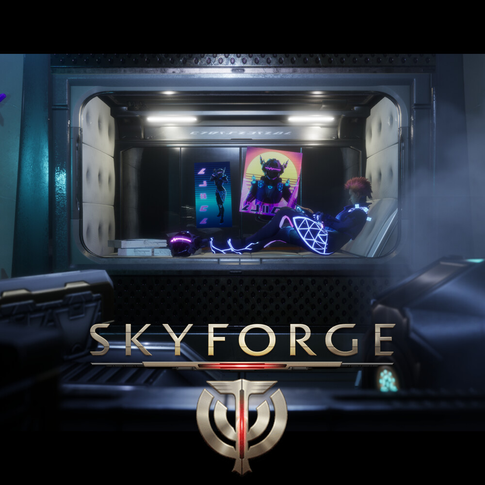 ArtStation - Skyforge trailer (2019 year): scene create