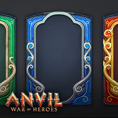 ArtStation - Anvil: War of Heroes - Card Frames