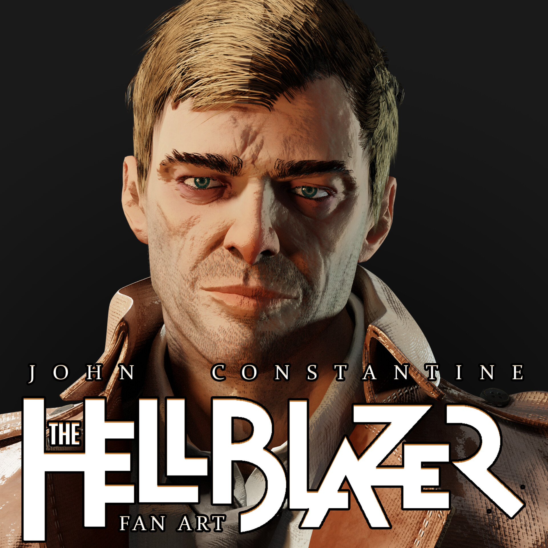 ArtStation - John Constantine - Hellblazer fan art