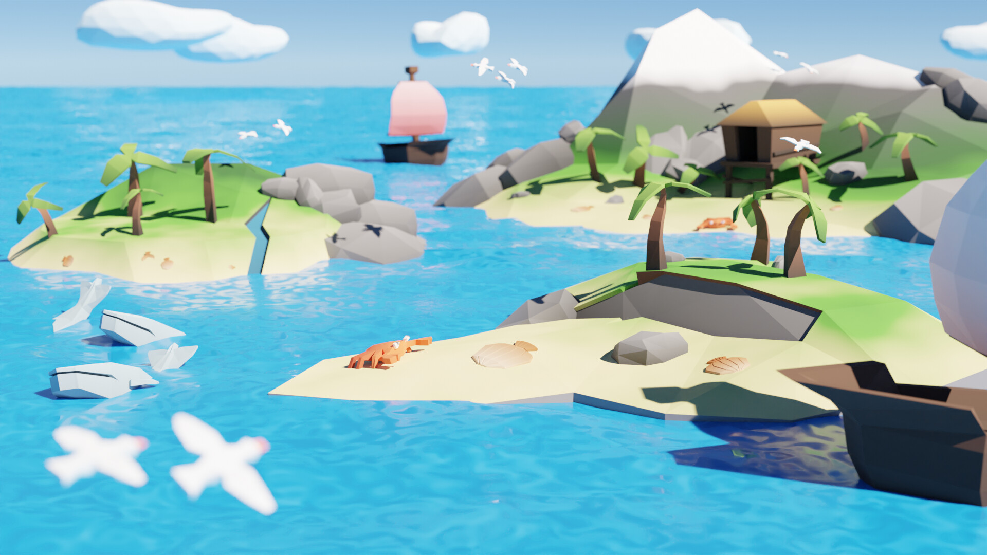 ArtStation - Tropical Islands