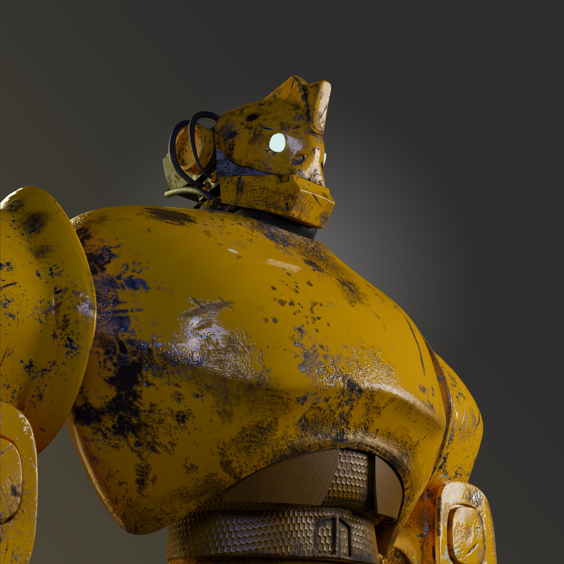 ArtStation - Robot Warrior (3D Model).