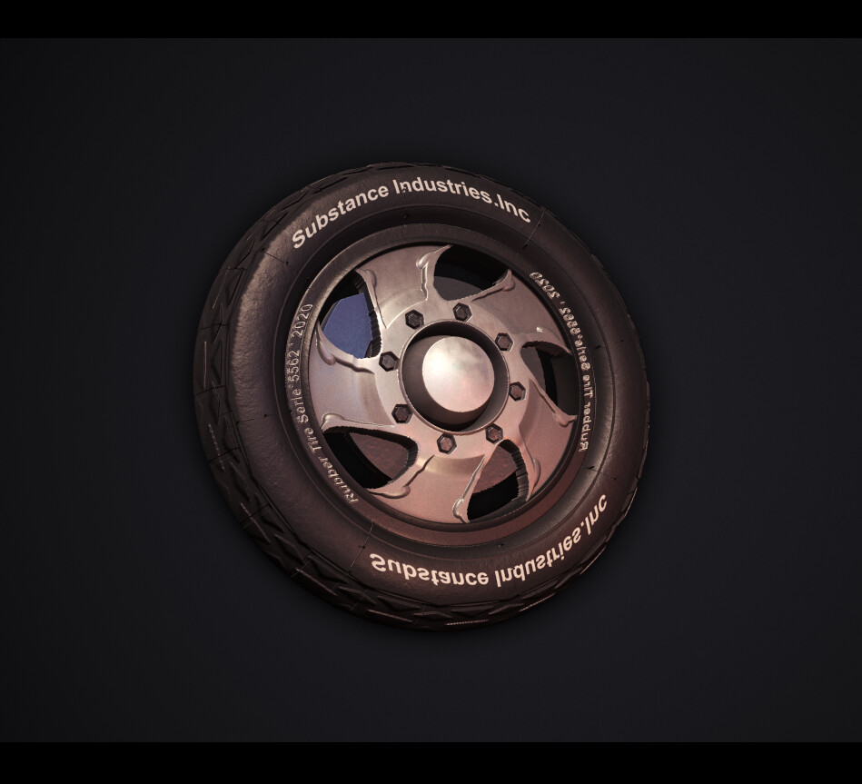 ArtStation - Procedural Wheel Substance