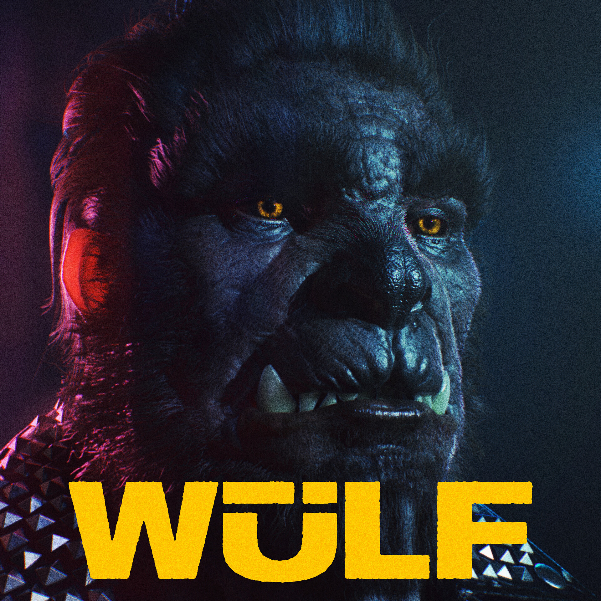 ArtStation - WULF - Neon Werewolf