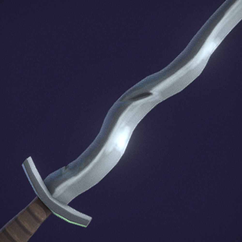 ArtStation - Stylised Sword Asset