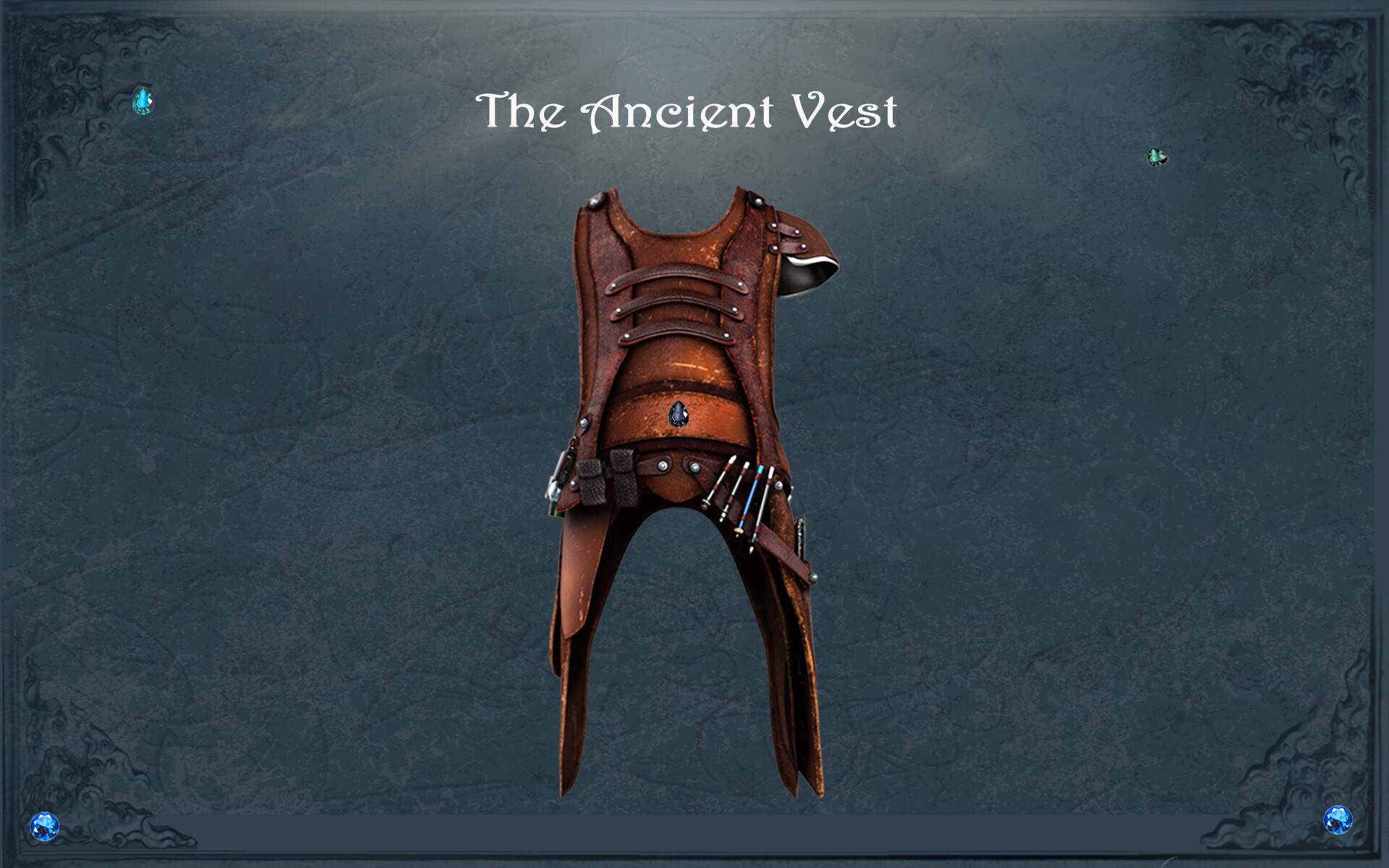 ArtStation - The Ancient Vest - Prop Desing - 3D CONCEPT ART