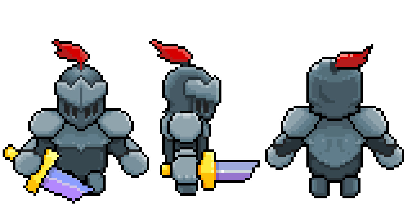 ArtStation - Pixel Knight animation
