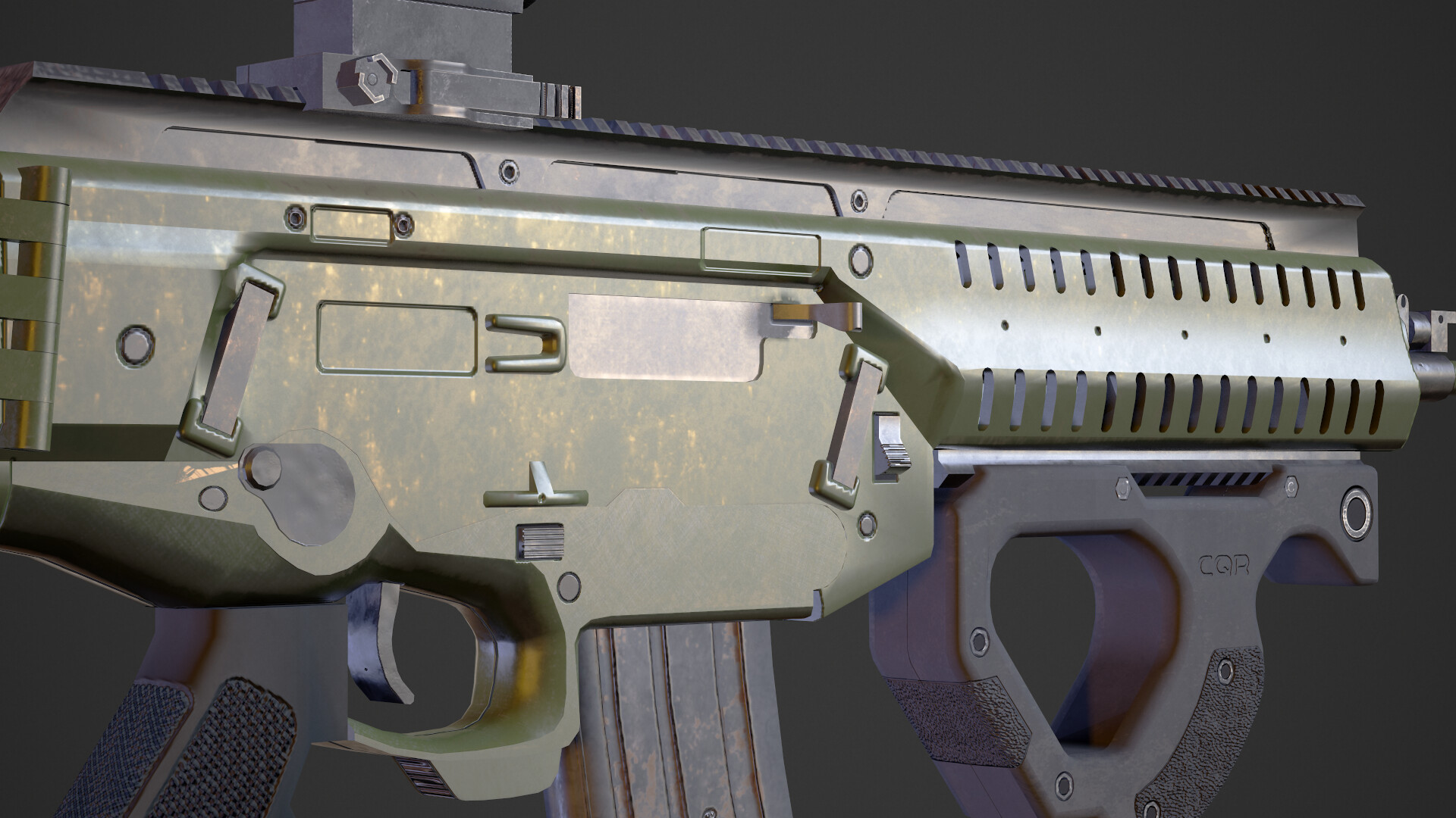 ArtStation - ARX-160 Italian assault rifle custom : low polygon game ...