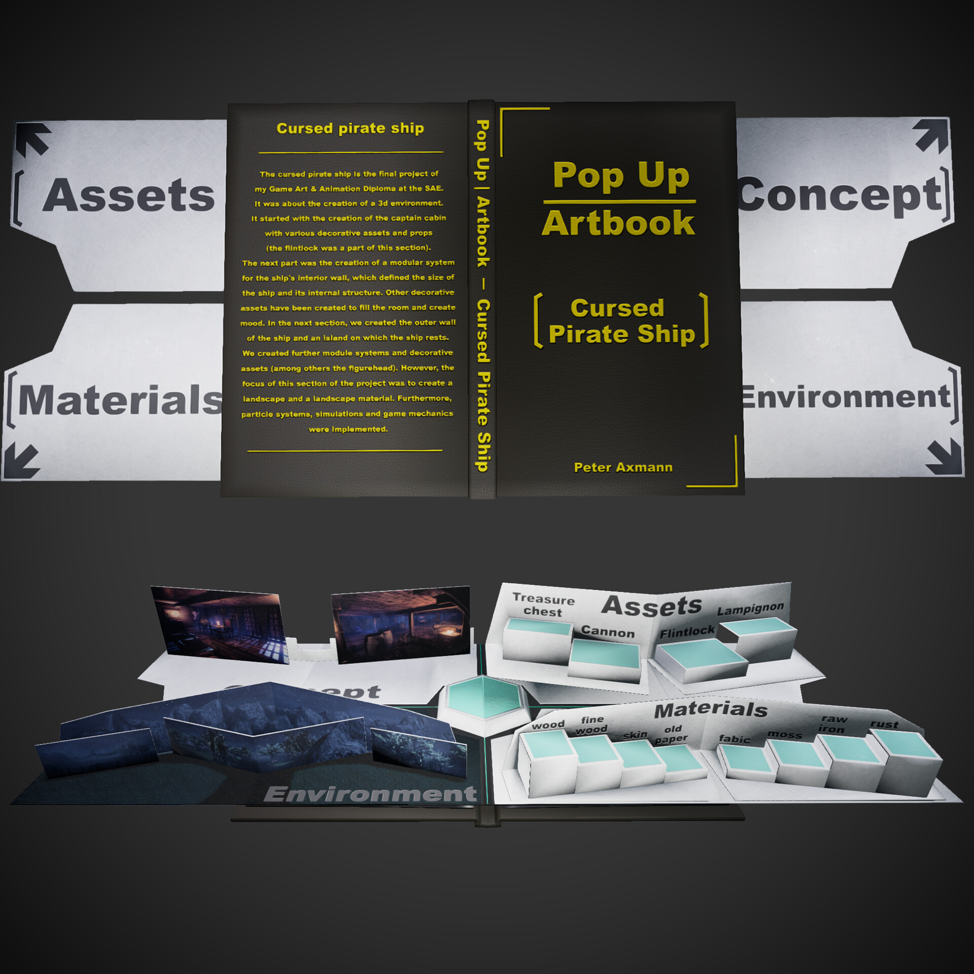 ArtStation - Digital Pop-Up Book