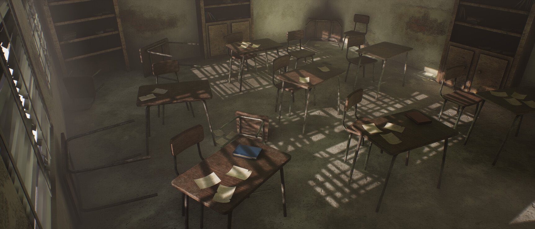 ArtStation - Apocalyptic Classroom