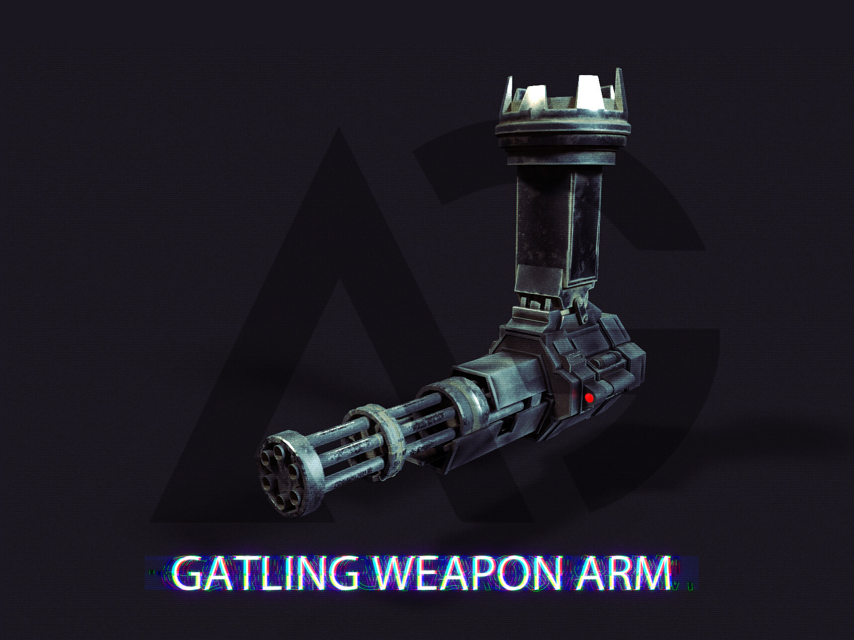 ArtStation - Gatling Weapon Arm