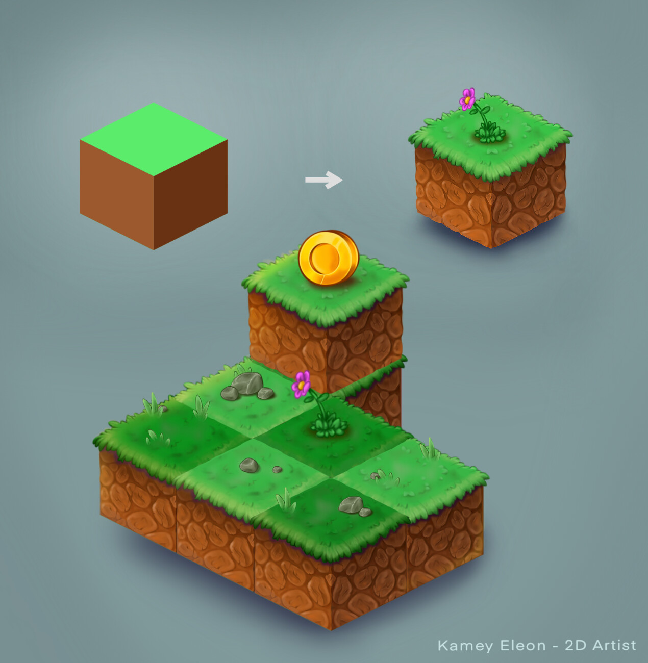 ArtStation - Mobile Game Tiles and Assets