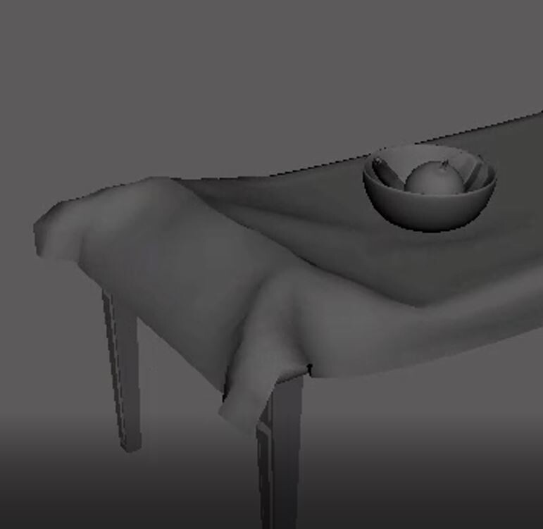 ArtStation - Pulling Table Cloth Simulation in Maya (Technical Art)