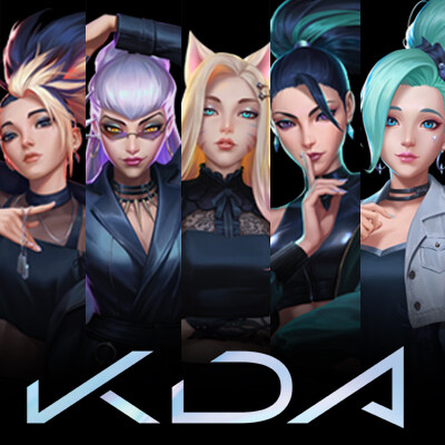 ArtStation - K/DA PRE-WORLDS KEY ART