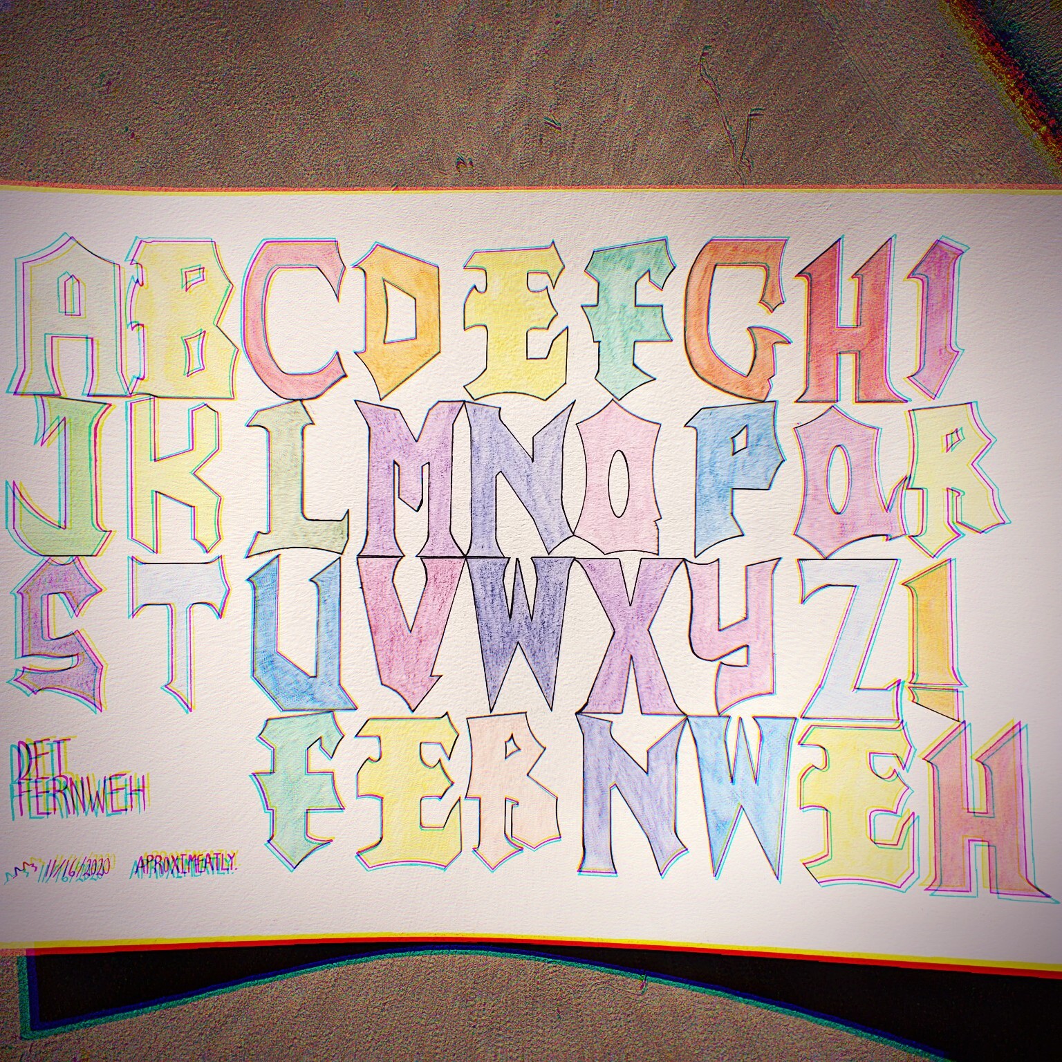 ArtStation - Dynamic Fantasy Typeface: Hand Lettering