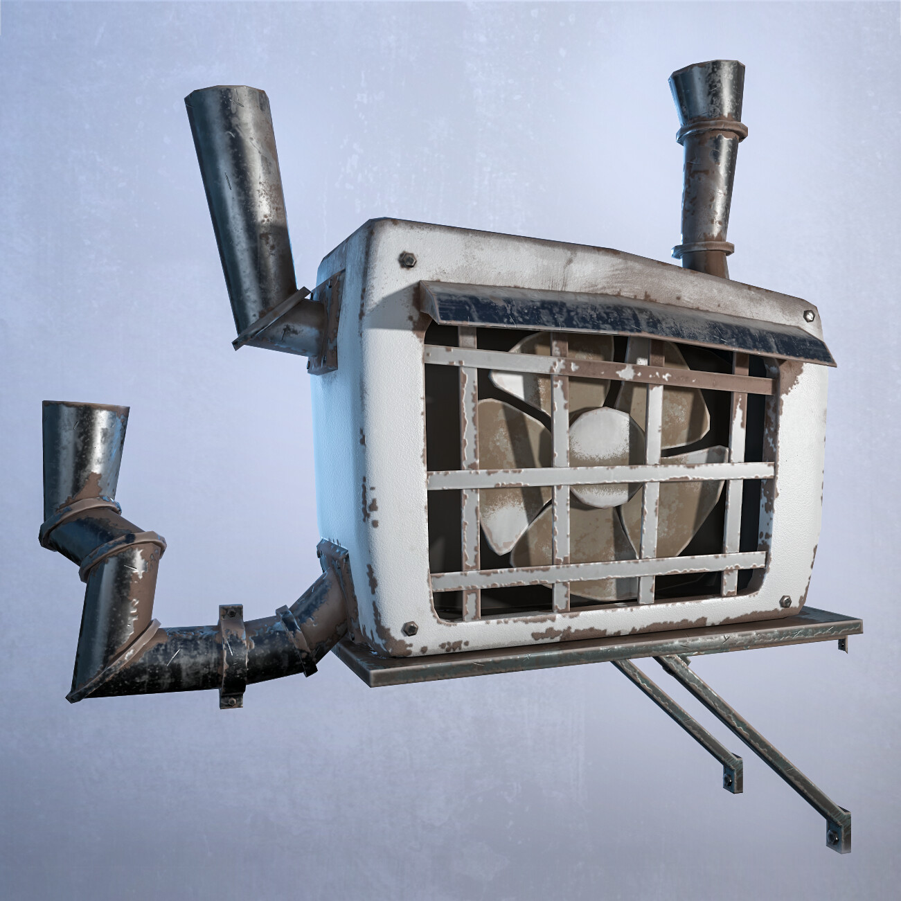 ArtStation - Stylized Air Conditioner